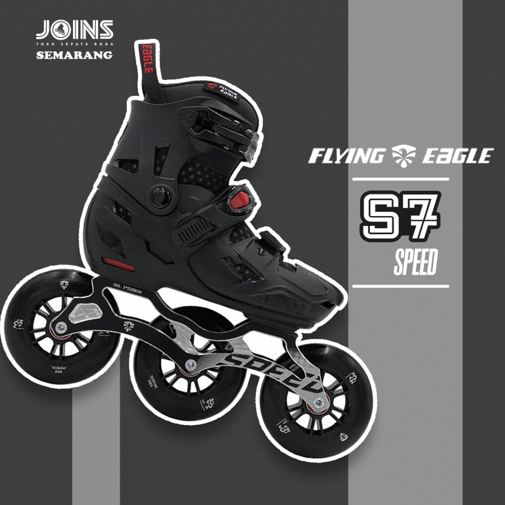 Jual Sepatu Roda Anak Inline Skate Flying Eagle S7 Speed | Shopee Indonesia