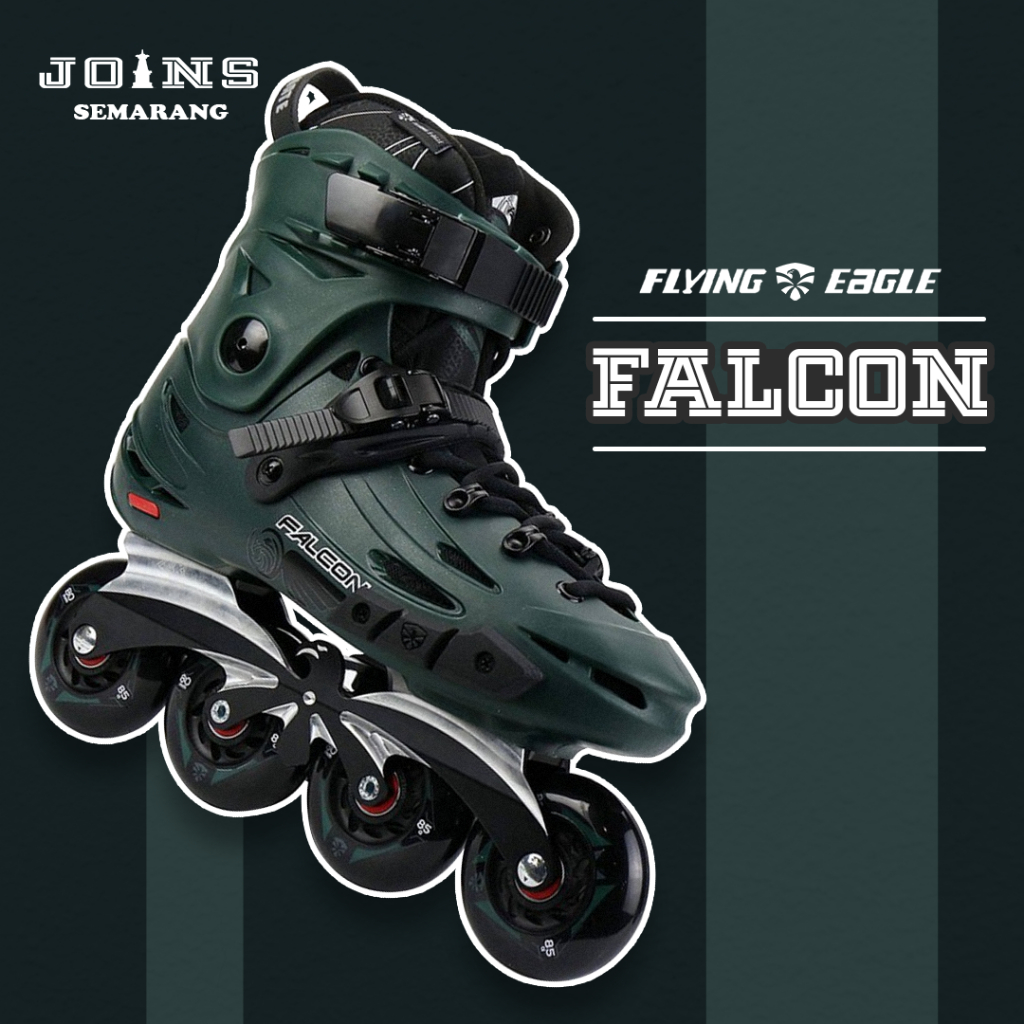 Jual SEPATU RODA MERK FLYING EAGLE FALCON GREEN | Shopee Indonesia