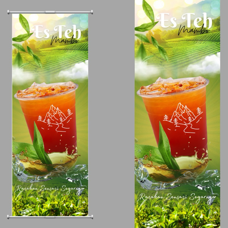 Jual Desain Banner Es Teh | Shopee Indonesia