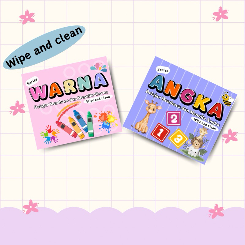 Jual Buku mini untuk belajar mengenal, menulis huruf dan angka | Shopee ...