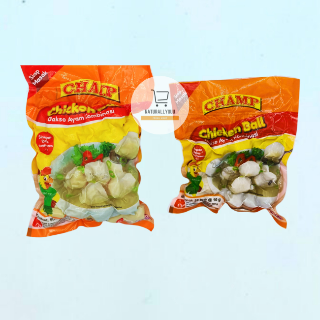Jual Champ Baso / Bakso Ayam Chicken Ball 500 / 200gram | Shopee Indonesia