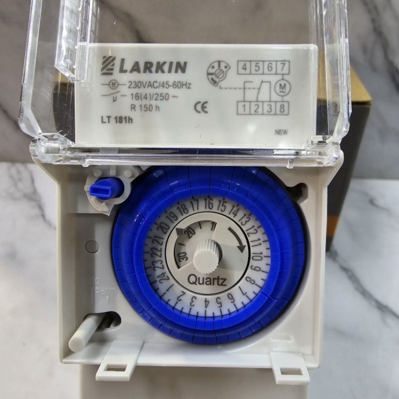 Jual TIMER ANALOG LT181H LARKIN TIME SWITCH ANALOG Witch Battery ...