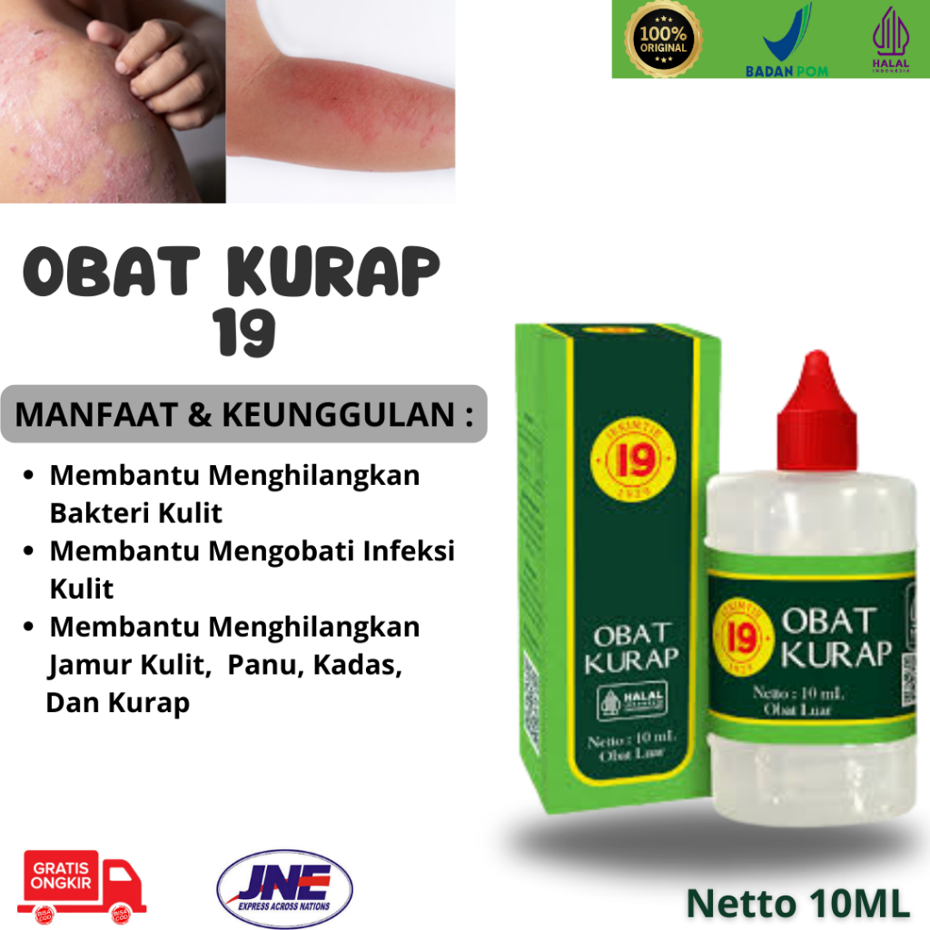 Jual Obat Kurap 19 // Ampuh Membantu Menghilangkan Bakteri Di Kulit ...