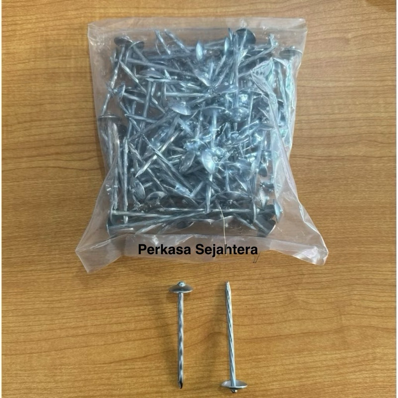 Jual Paku SENG Asbes Besar 3" Inch 7cm Per kg / Paku Payung | Shopee ...