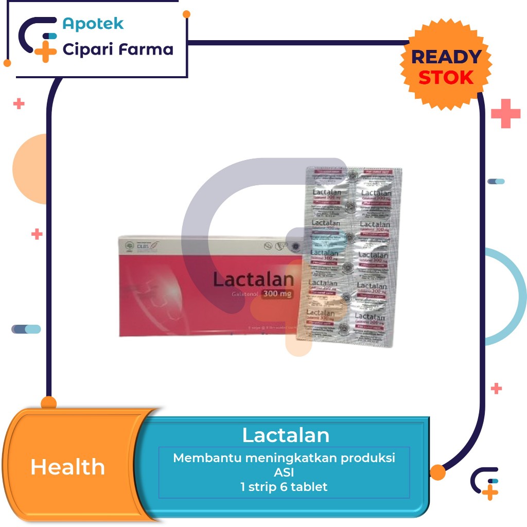 Jual Lactalan Tablet Obat Suplemen Untuk Meningkatkan Produksi ASI 1 ...