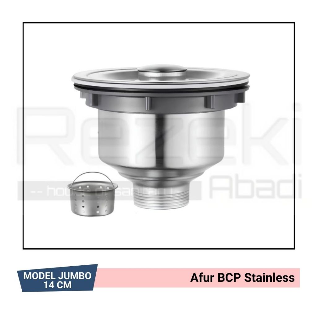 Jual Afur Sink Stainless model Jumbo / Saringan Bak Cuci Piring ...