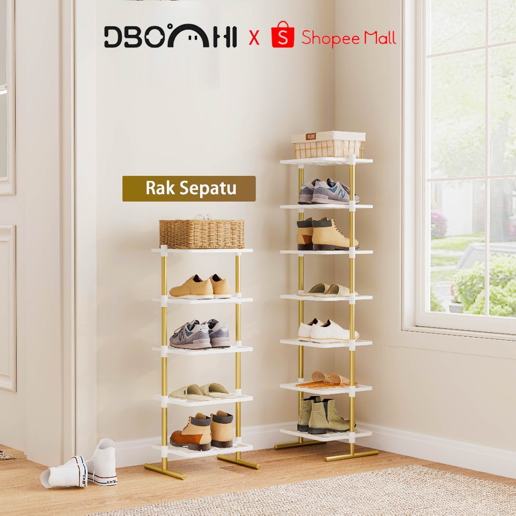 Jual DBODHI Rak Sepatu 5-8 Susun Minimalis Rak Sepatu Luar Portable ...