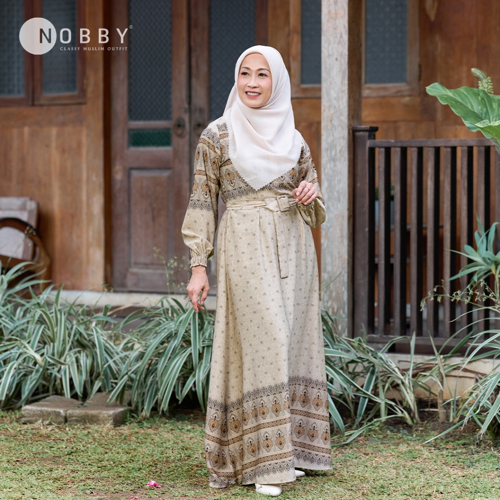 Jual Nobby Rawinda Dress Bahan Satin Silk | Shopee Indonesia