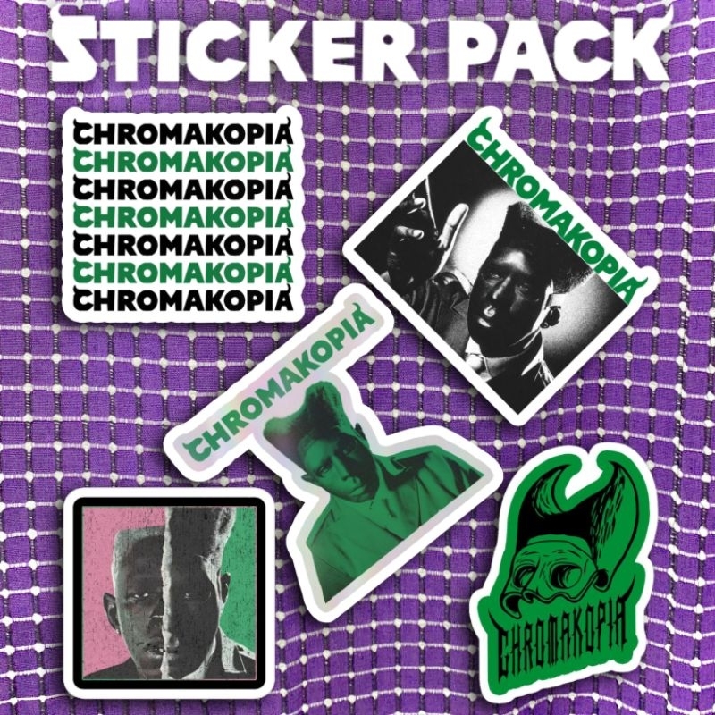 Jual Sticker Tyler The Creator Vol 2 Chromakopia Pack isi 5 Pcs vinyl ...