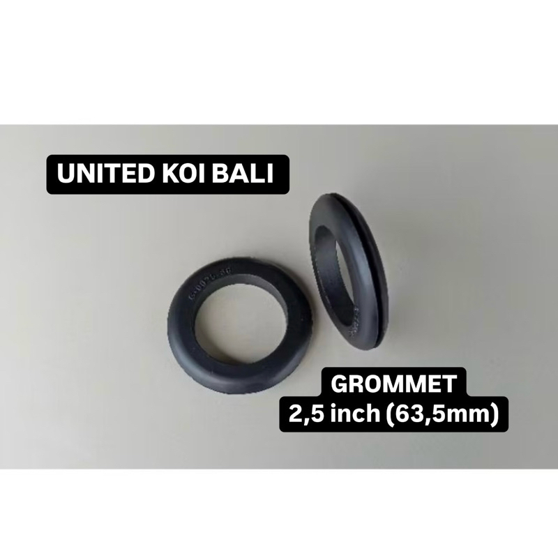Jual GROMMET 2,5 INCH RUBBER O RING SELANG PE PU PIPA PVC HIDROPONIK ...
