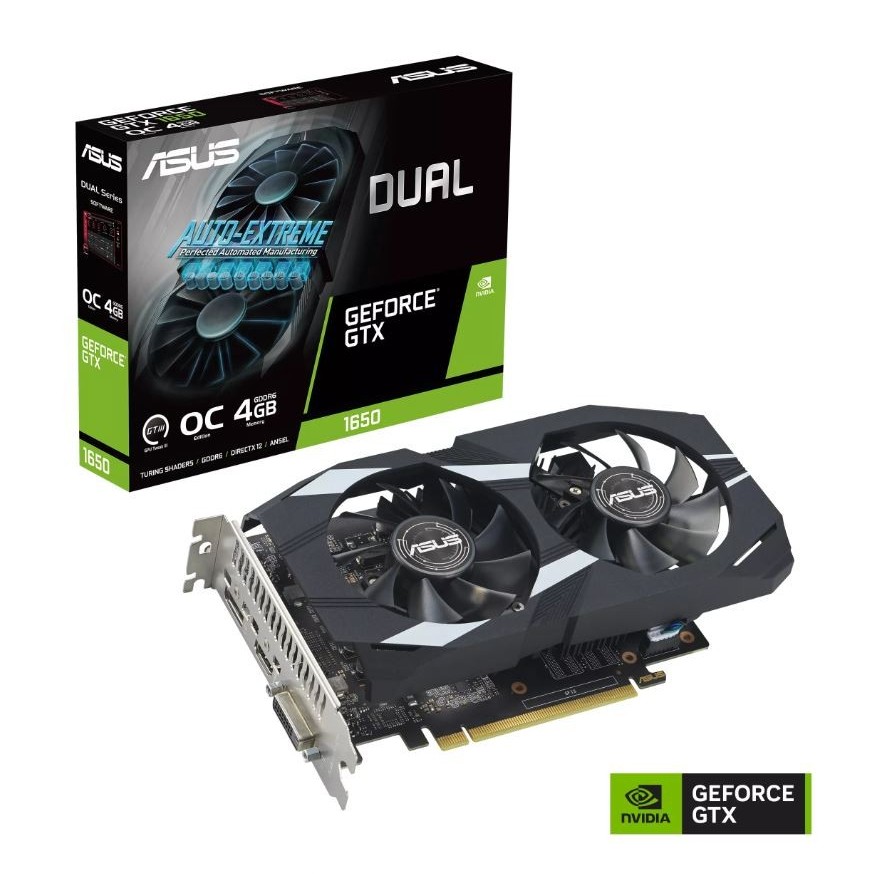 Jual VGA ASUS Dual GeForce GTX 1650 4GB DDR6 Evo P OC Edition | Shopee Indonesia