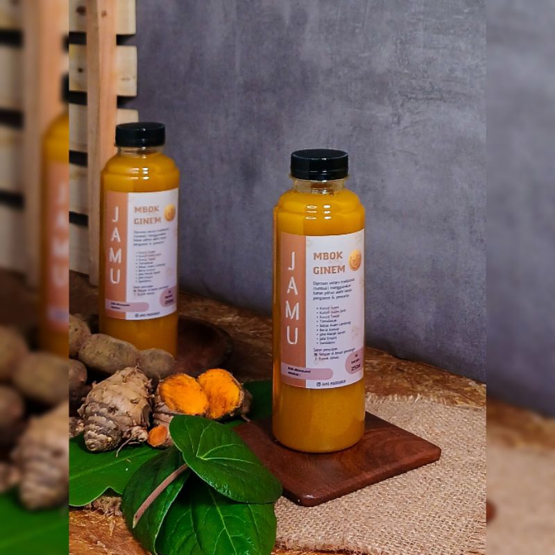 Jual Jamu Mbok Ginem 250ml Kunyit Asem Kunyit Asem Sirih | Shopee Indonesia