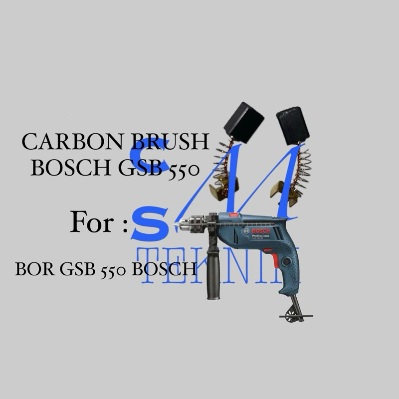 Jual CARBON BRUSH ARANG MESIN BOR BOSCH GSB550 ARENG BOR BOSCH GSB 550 ...