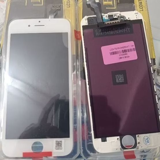 Jual lcd Iphone 6g lf atau pk lcd IP 6 hitam atau putih | Shopee Indonesia