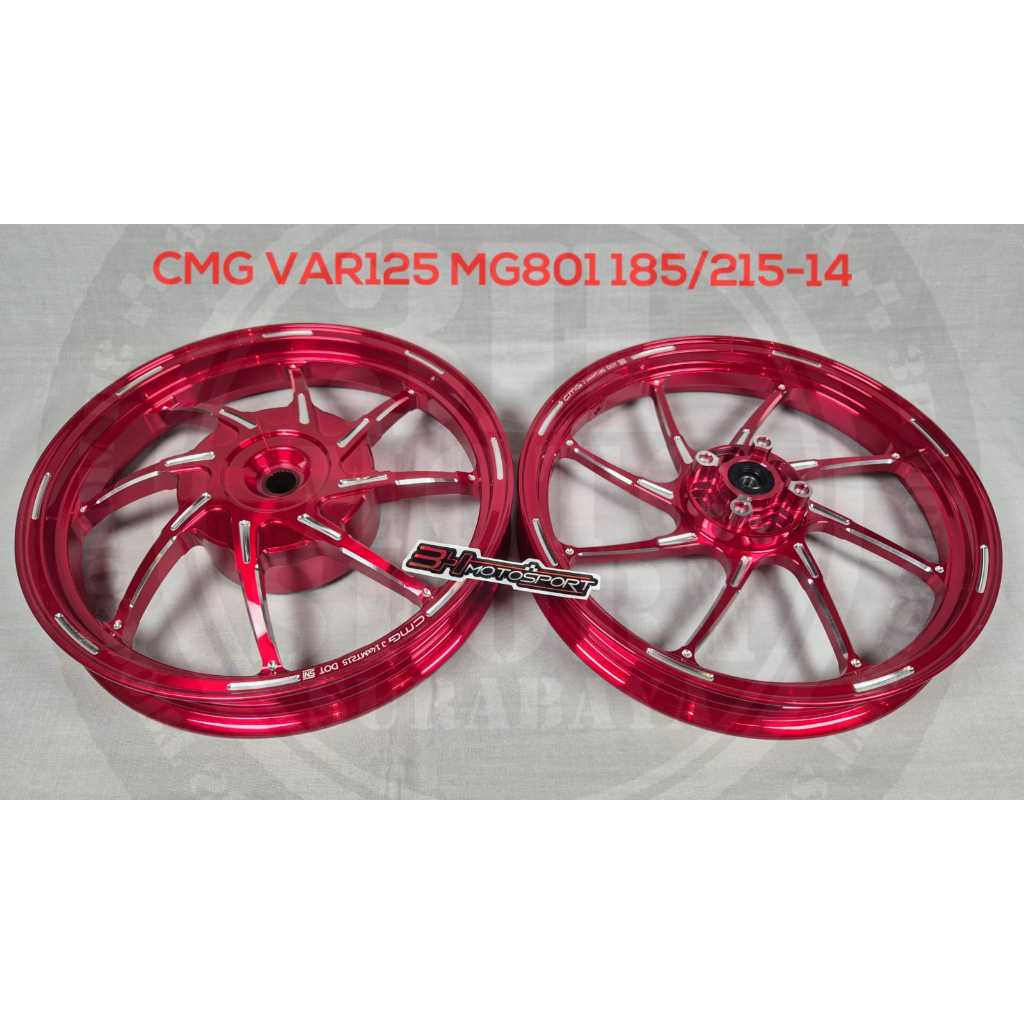 Jual VELG CMG VARIO125 MG801 185 215 14 SILVER HITAM MERAH UNGU ...