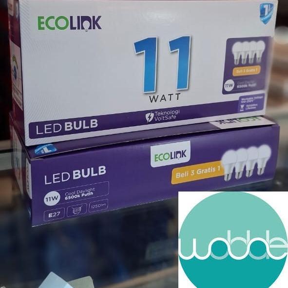 Jual ECOLINK MULTIPACK LAMPU ECOLINK LED BULB ECOLINK 11W 11 W 11WATT ...
