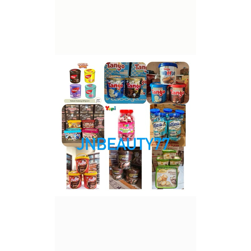 Jual (1DUS) nabati yupi nissin fullo wafer cube tango wafer timba ...
