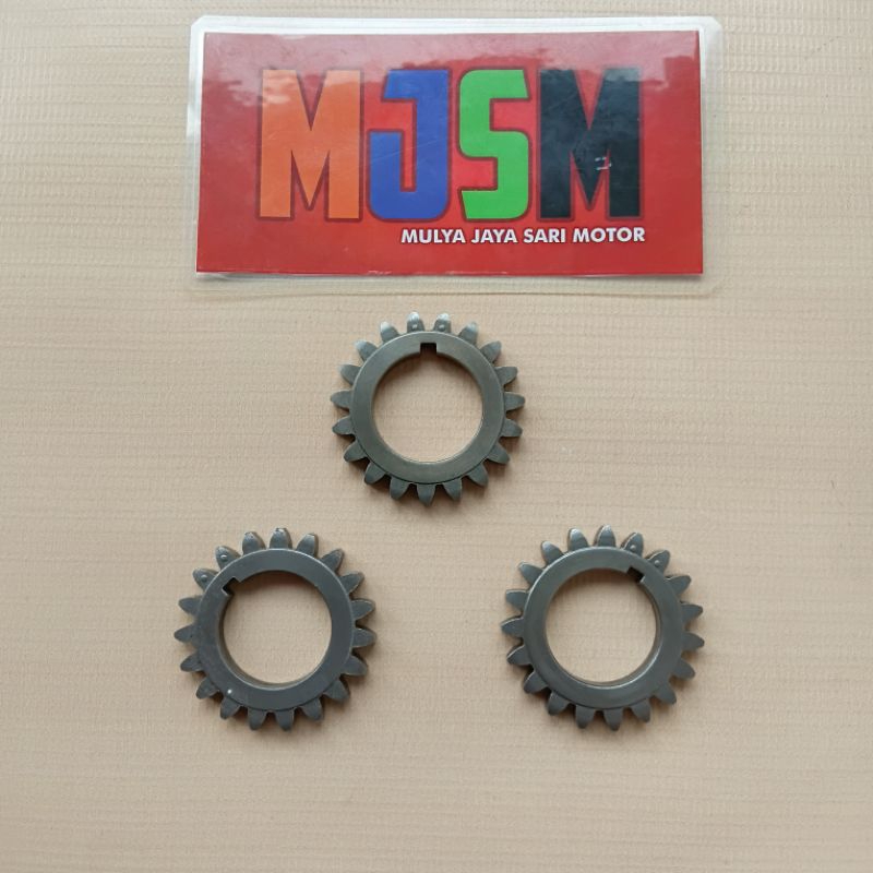 Jual gear pompa oli gigi lawan pompa oli supra x 125 karisma Kirana original | Shopee Indonesia