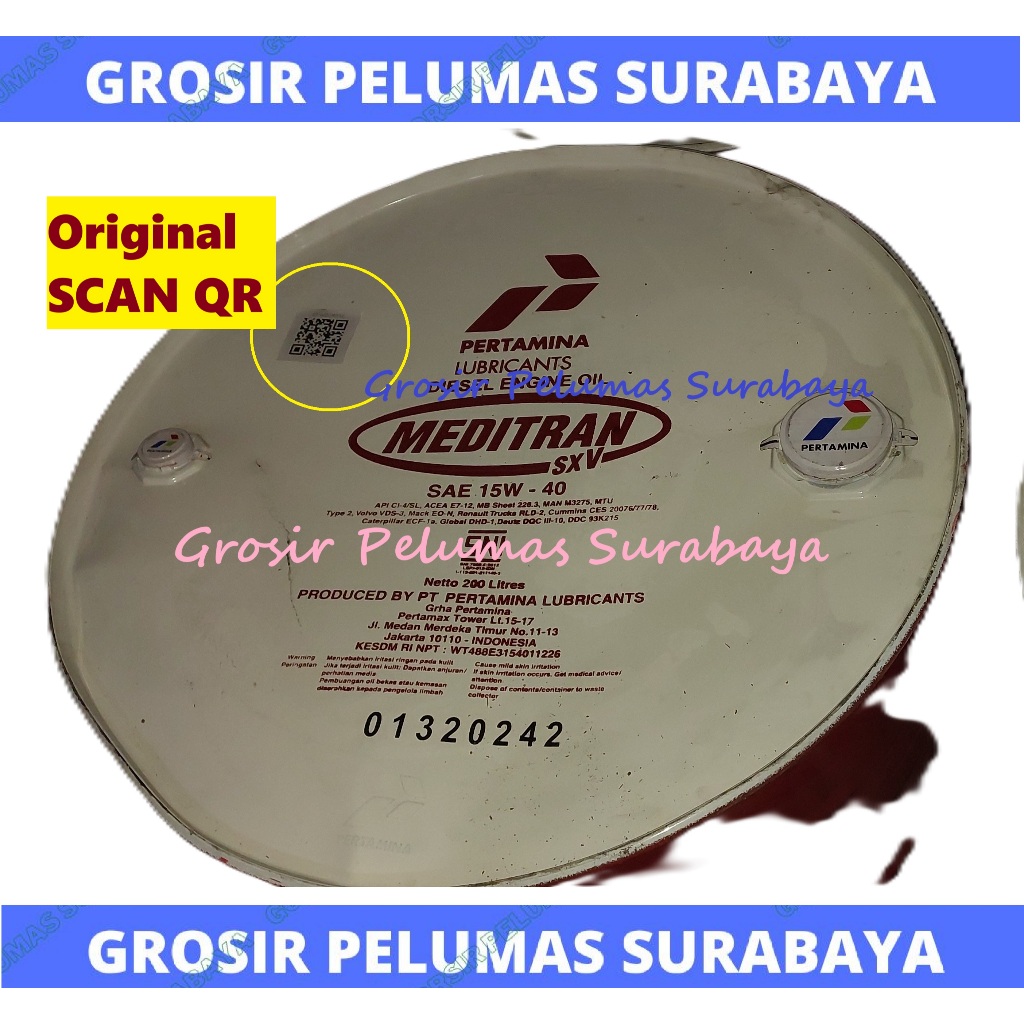 Jual ECERAN Oli Pertamina Meditran SX ORIGINAL oli mesin Diesel sae ...