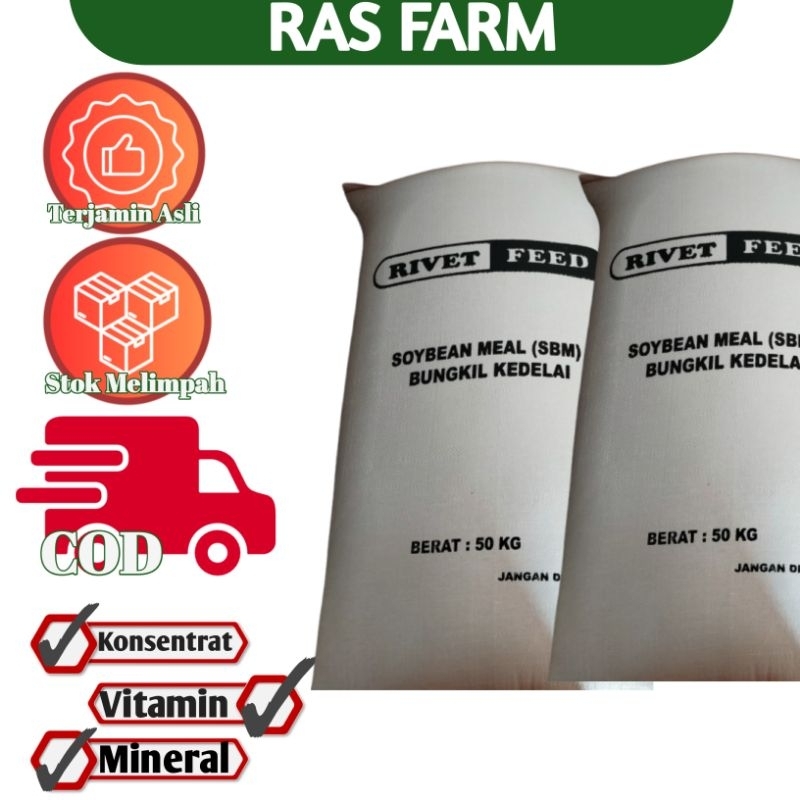 Jual SBM 50KG | SOY BEAN MEAL | BUNGKIL KEDELAI 50KG | BAHAN BAKU PAKAN ...