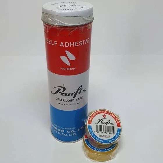 Jual Selotip Panfix Cellulose Tape 1/2" inci x 10 yards ( 12 mm x 9.1 m ...