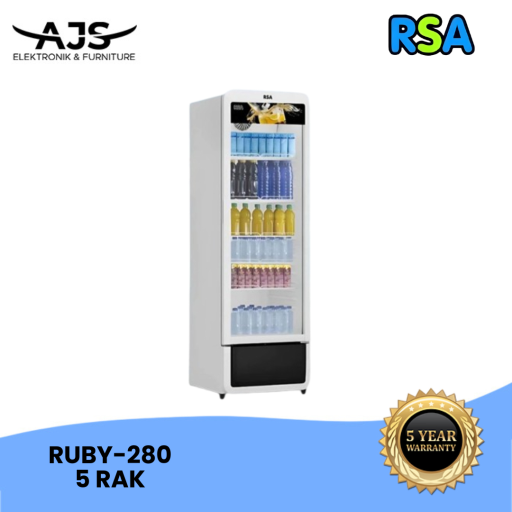 Jual RSA Showcase 1 Pintu 280L RUBY 280 / 280 L RUBY280 / 280 Liter | Shopee Indonesia