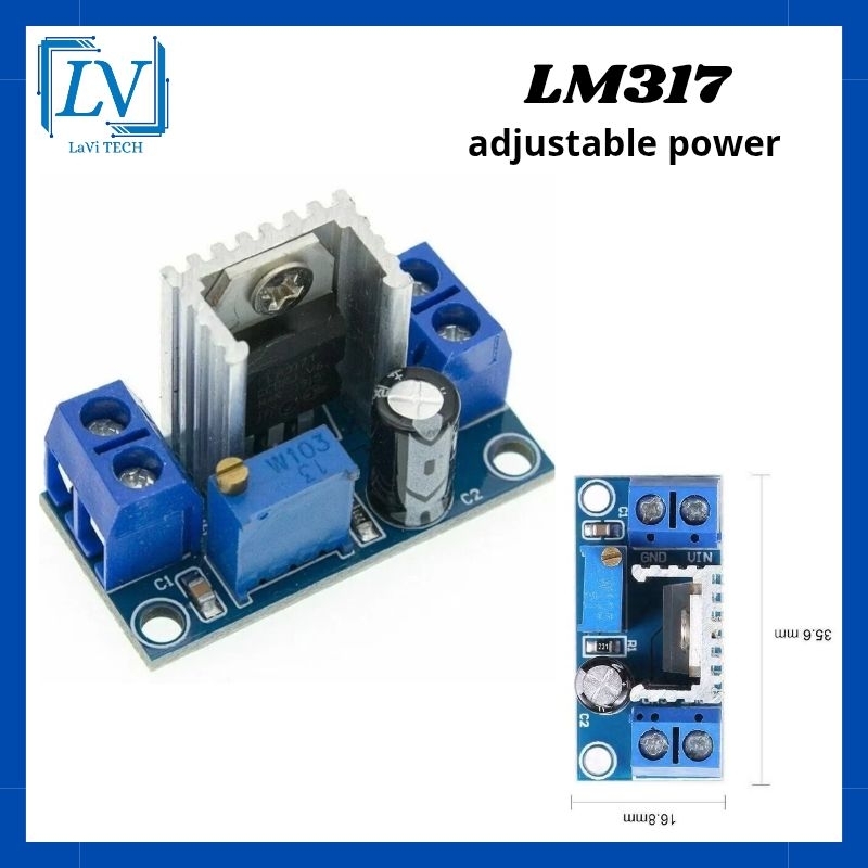 Jual Modul LM317 DC-DC Converter Adjustable Linear Regulator Power Suply Step Down Circuit Board ...
