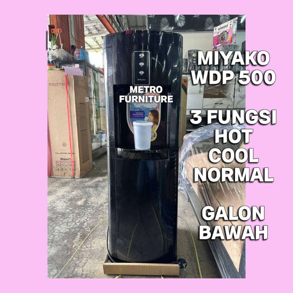 Jual DISPENSER GALON BAWAH MIYAKO WDP 500 DISPENSER MIYAKO HOT COOL ...