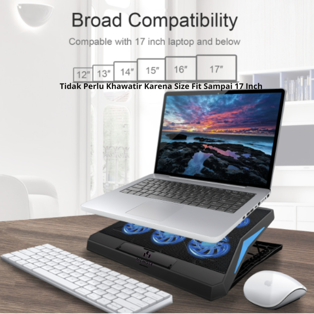 Jual Cooling Pad Laptop Kipas Laptop Cooler Gaming Stand Alas Laptop ...
