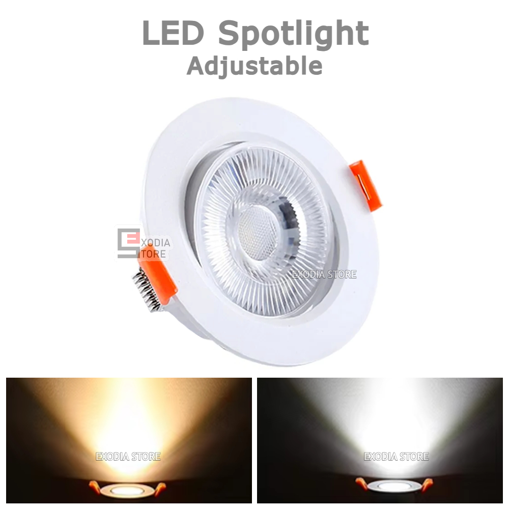 Jual Emico LED Spotlight Downlight Spot Lamp Sorot Adusjtable 5 Watt ...