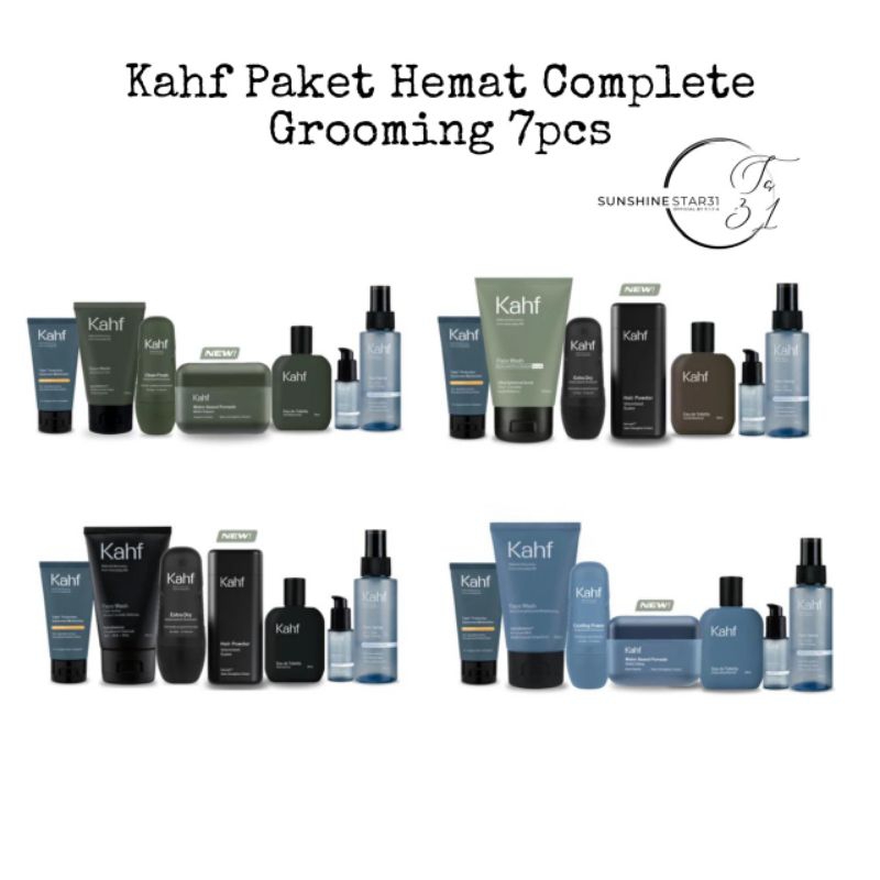Jual Kahf Paket Hemat Complete Grooming 7pcs | Shopee Indonesia