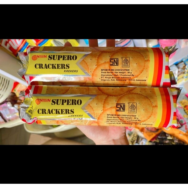 Jual Nissin Supero Crackers Biskuit Kemasan 90 g | Shopee Indonesia