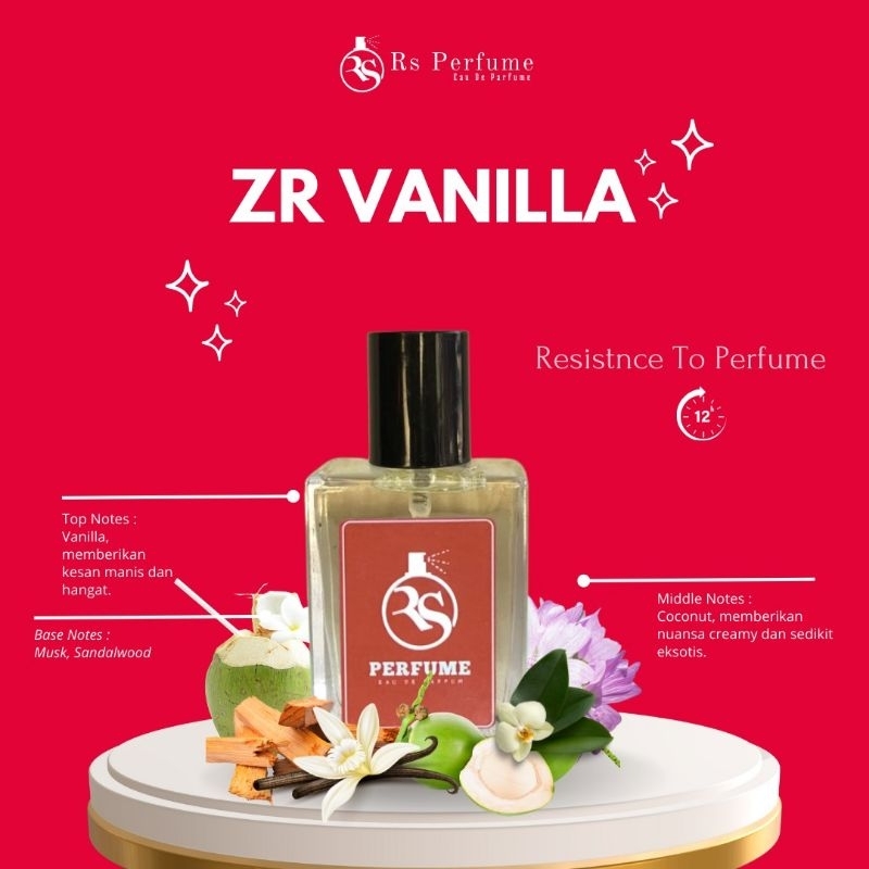 Jual RS Perfume Zara Vanilla Minyak Wangi Tahan Lama Seharian | Shopee ...