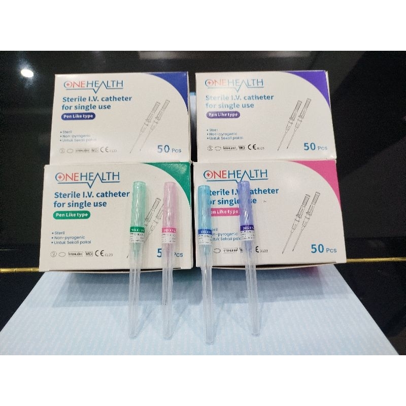 Jual IV Catheter I.V kateter Onehealth Pen Jarum Intravena Abbocath ...