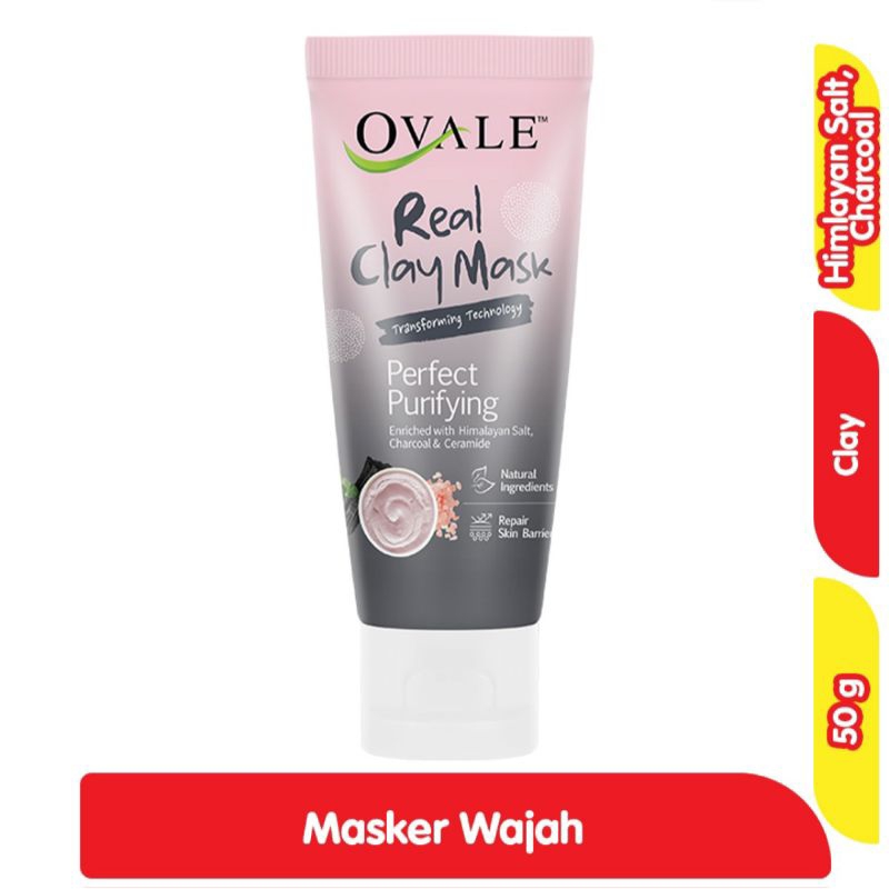 Jual Ovale Masker Wajah Clay Perfect Purifying 50 g | Shopee Indonesia