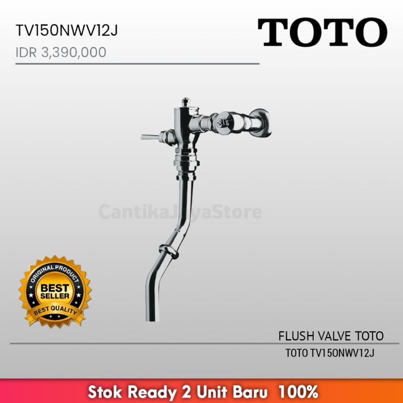 Jual TOTO TV150NWV12J FLUSH VALVE UNTUK JONGKOK CE9//BARU | Shopee ...