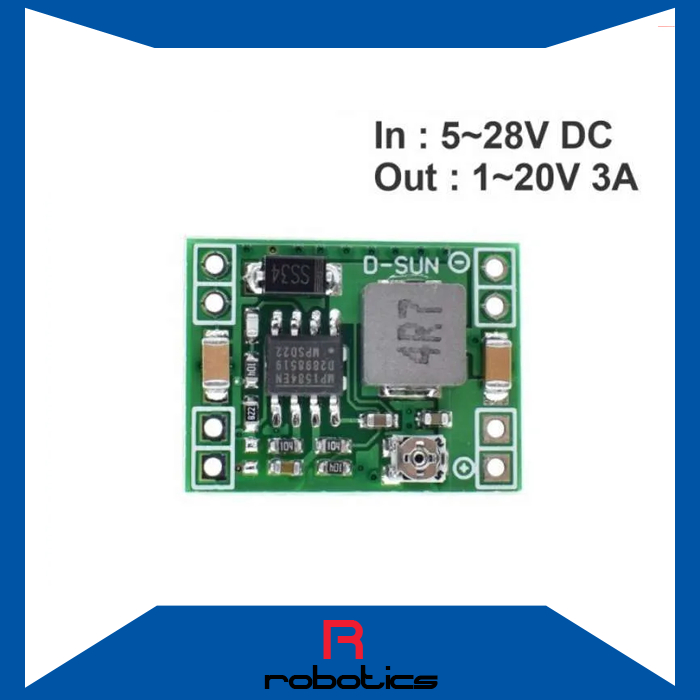 Jual Micro Step Down Super Mini 360 MP2307 DC Buck Regulator LM2596 ...