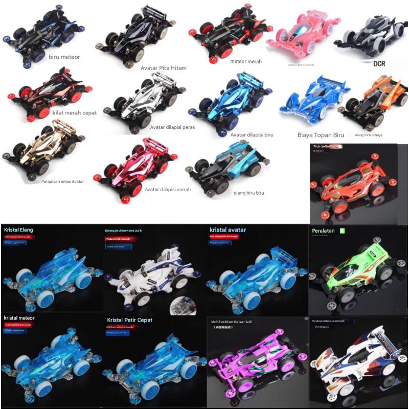 Jual Tamiya Replika Mini 4wd Merk Yika Suspensi Perlu Dirakit | Shopee ...