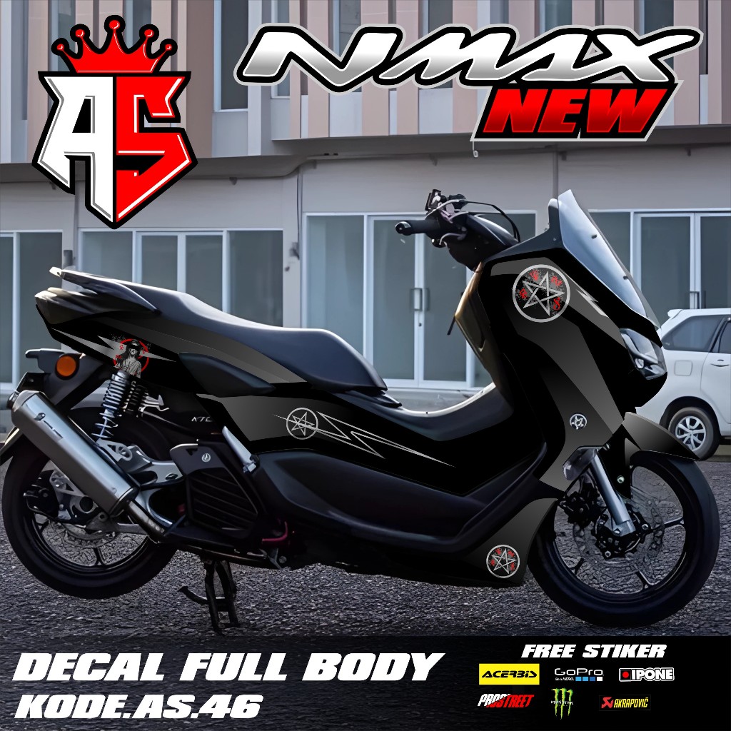 Jual (COD) Decal Sticker FullBody Yamaha Nmax 155 New 2020 2021 2022 ...