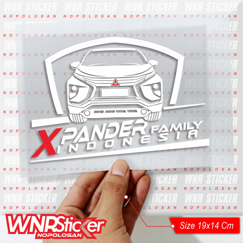 Jual Stiker Variasi KAca Mobil Mitsubishi Xpander Family Indonesia ...