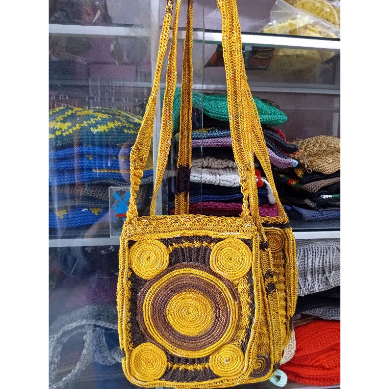 Jual Tas noken anggrek Papua../oleh oleh khas papua non cod | Shopee ...