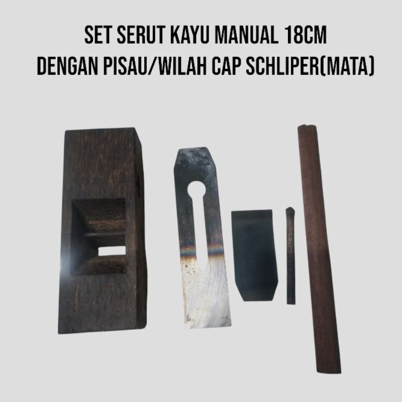 Jual (1SET) SERUT KAYU/KETAM UNDUK 18CM-WILAH CAP MATA SCHLIPER ...