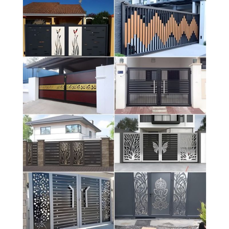 Jual Pagar Besi Baja Pagar Besi Minimalis Pagar Rumah Aesthetic Pagar ...