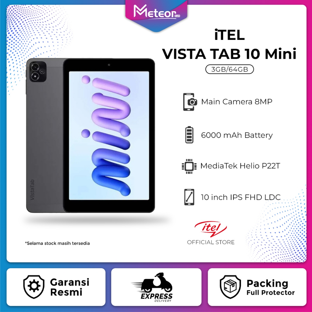 Jual ITEL VISTA TAB 10 MINI 3/64 GB Garansi Resmi [BISA INSTANT AREA ...