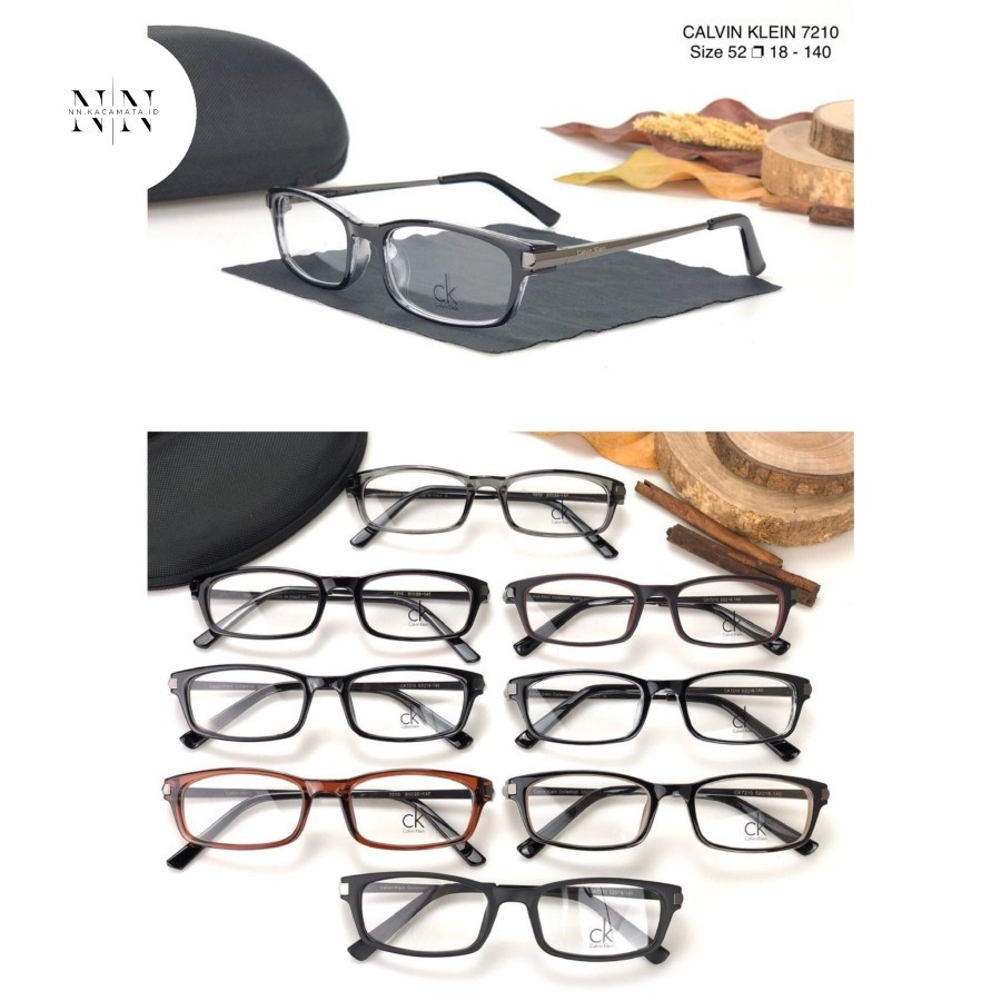Jual Nnkacamata frame kotak pria wanita 7210 dengan kaki per | Shopee ...