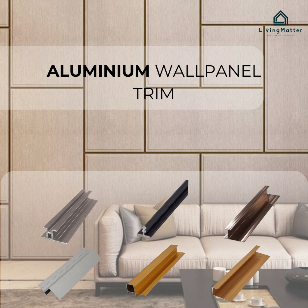 Jual Trim Aluminimum Wallpanel Lis Sambungan Aluminium Wall Panel 8MM ...