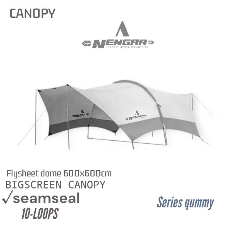Jual BIGSCREEN CANOPY Flysheet dome 6x6M flysheet Dome 600×600cm ...