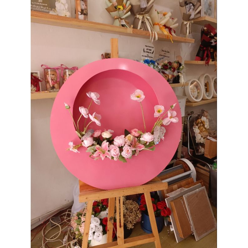 Jual Papan bunga PVC Lingkaran (wajib packing kayu) | Shopee Indonesia