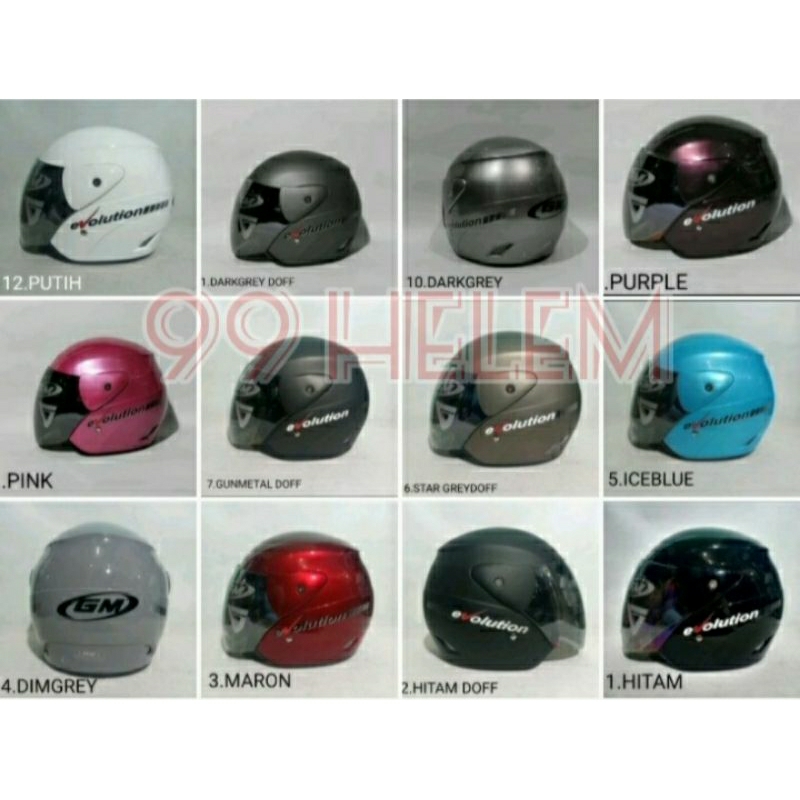 Jual HELM GM EVOLUTION ORIGINAL | Shopee Indonesia