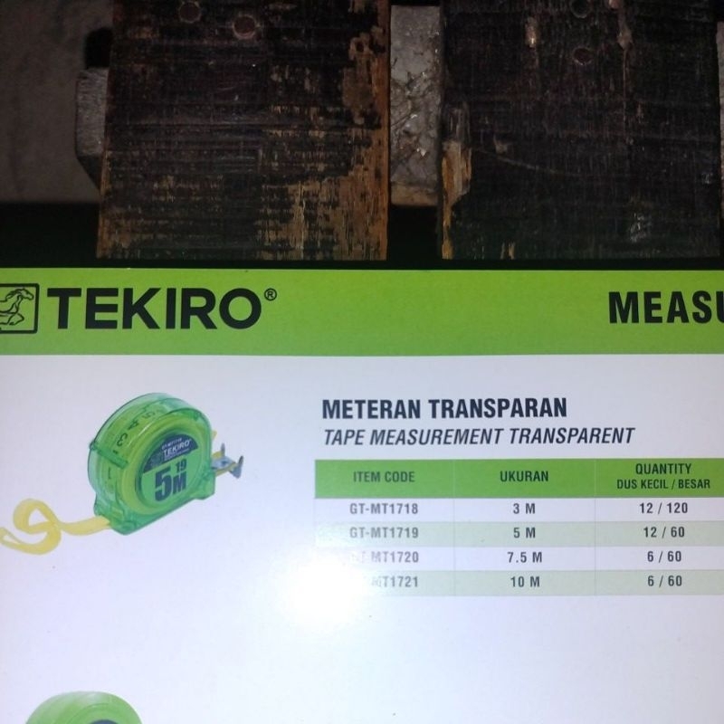 Jual Tekiro meteran trans 3M, 5M, 7,5M, 10M | Shopee Indonesia